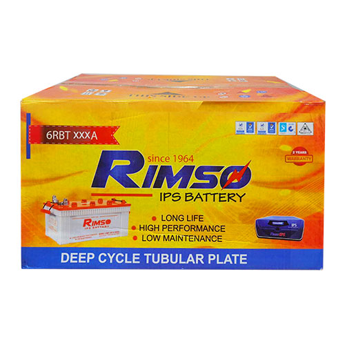 Rimso 6RBT 125AH Tubular IPS Battery